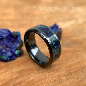 Azurite and Malachite Ring, Azurite Ring, Malachite Ring, Azurite and ...