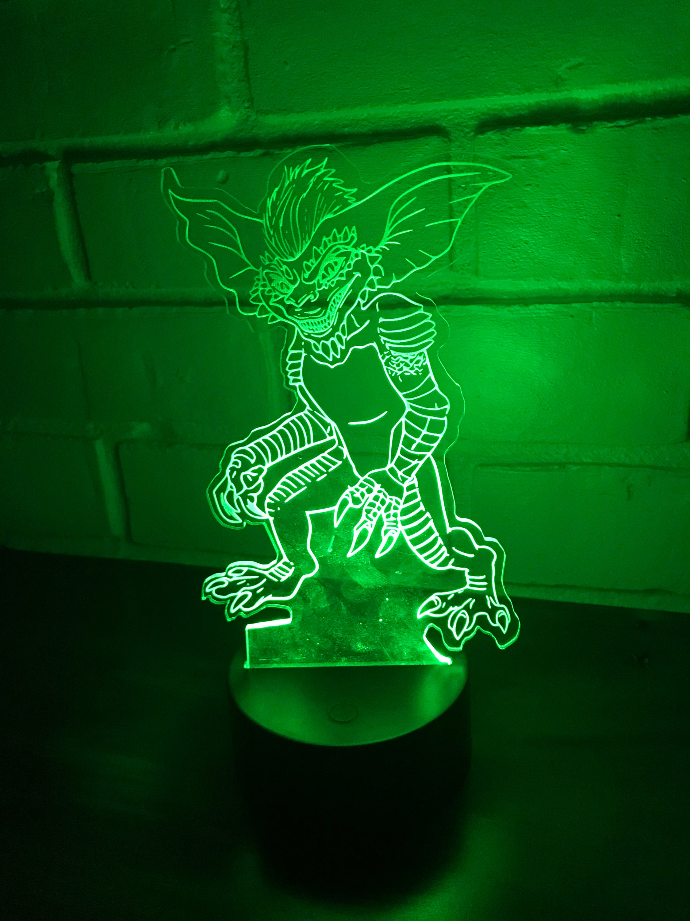 Gremlins/Mogwai Stripe LED light up statue figurine | Etsy