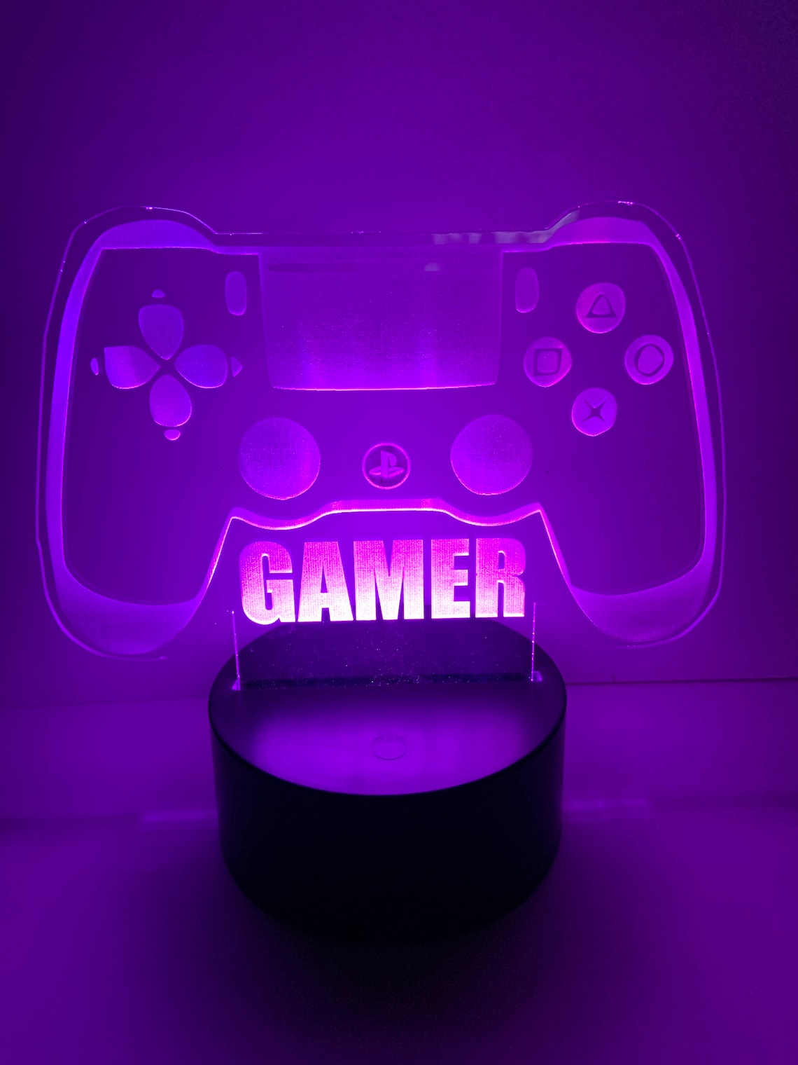 Play Station Video Game Controller LED Light up Statue - Etsy