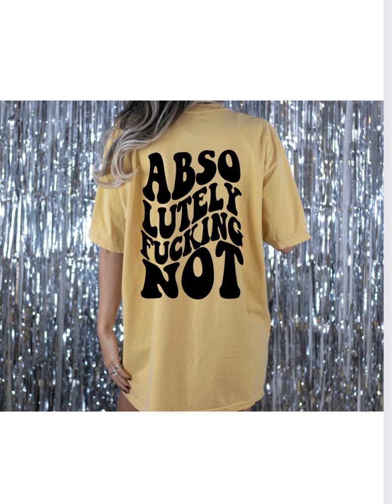 Absolutely Not PNG - Etsy