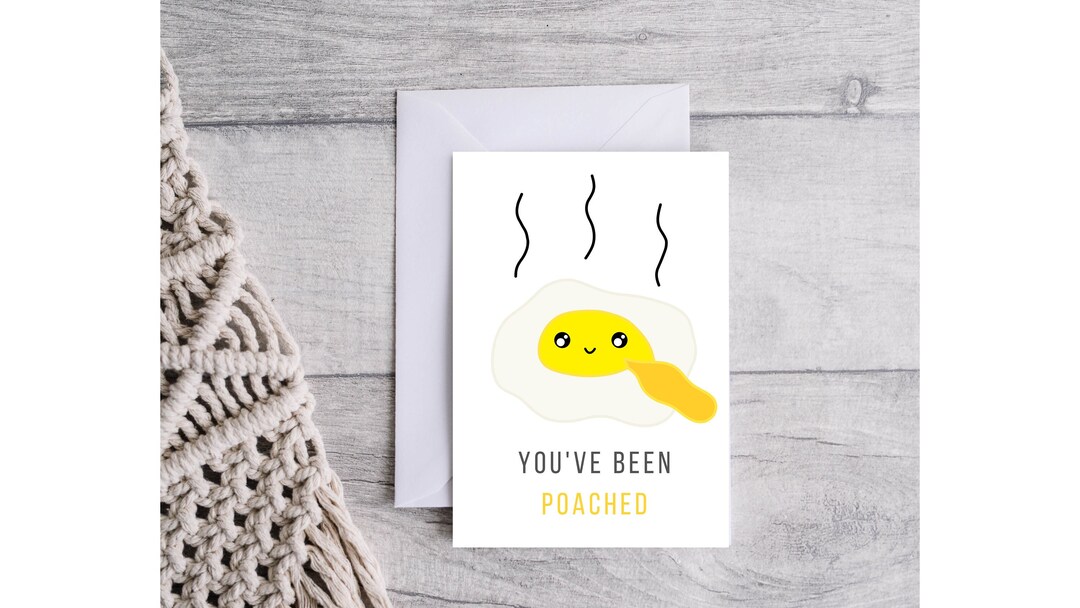 You've Been Poached New Job Card Funny New Job Card - Etsy