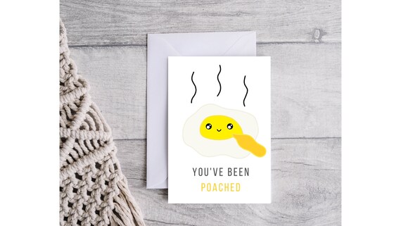 You've Been Poached New Job Card Funny New Job Card - Etsy