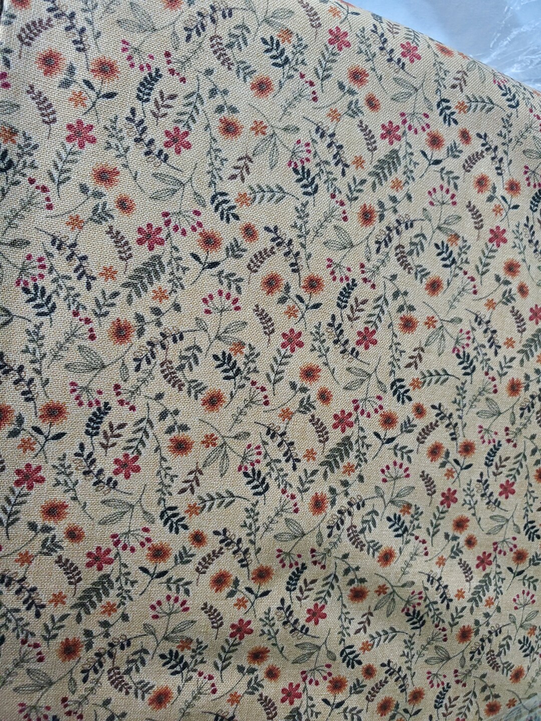 Henry Glass Cavalier Crows by Jan Mott Gold Autumn Wildflower Calico - Etsy