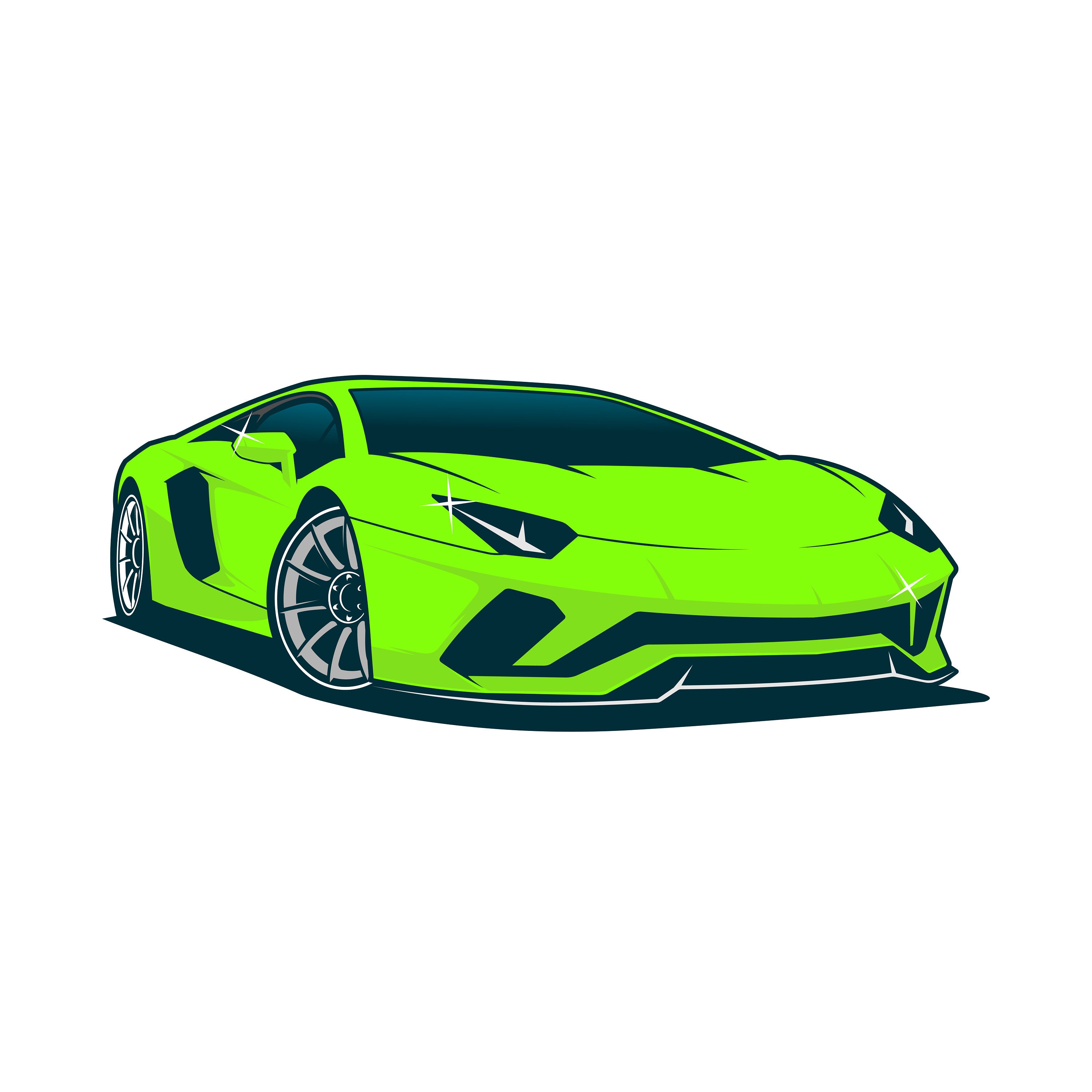 Lamborghini Aventador SVG Lamborghini SVG Aventador vector | Etsy