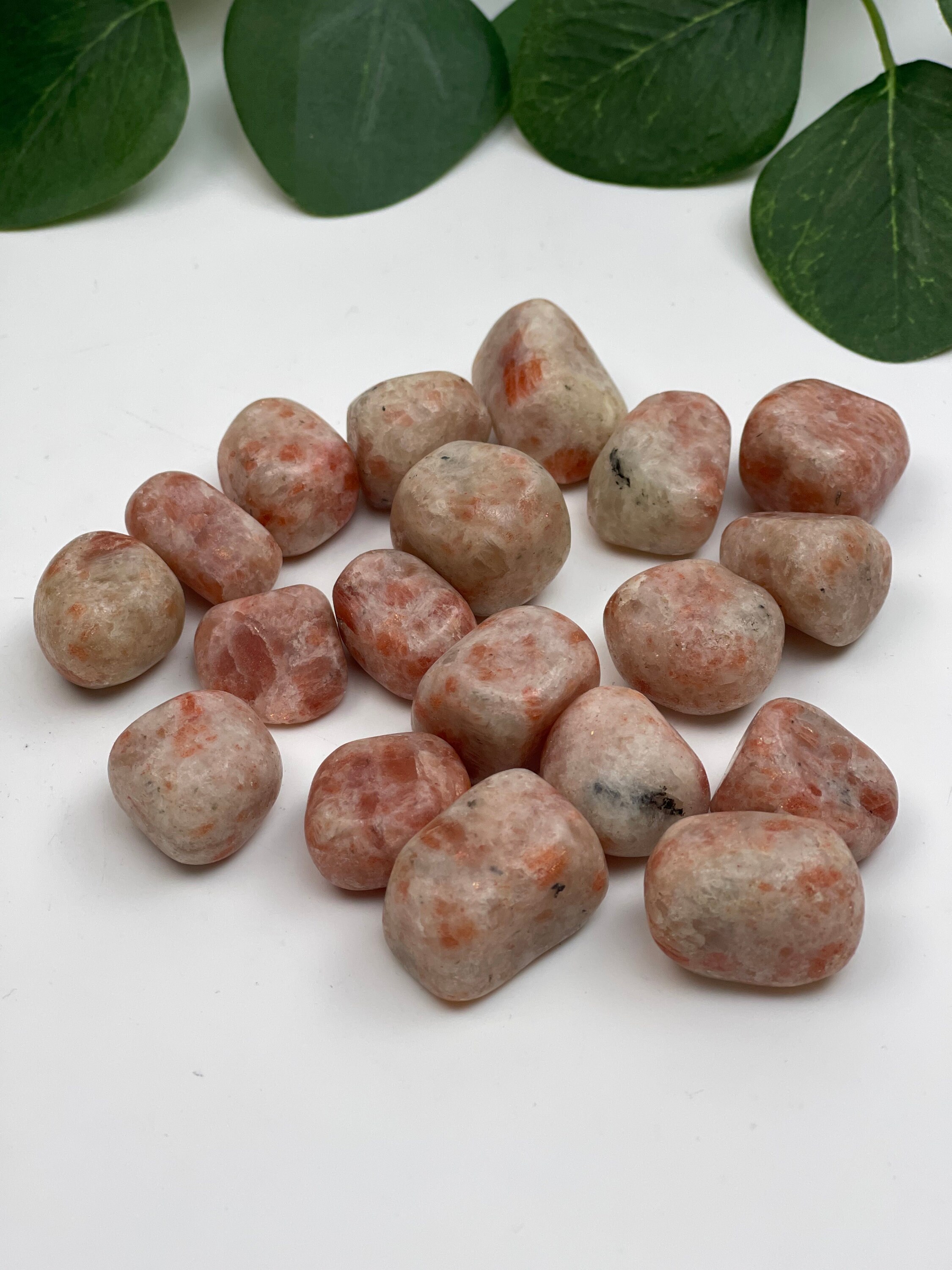 Sunstone Tumbled Stone High Quality Small w/ Velvet Bag & | Etsy