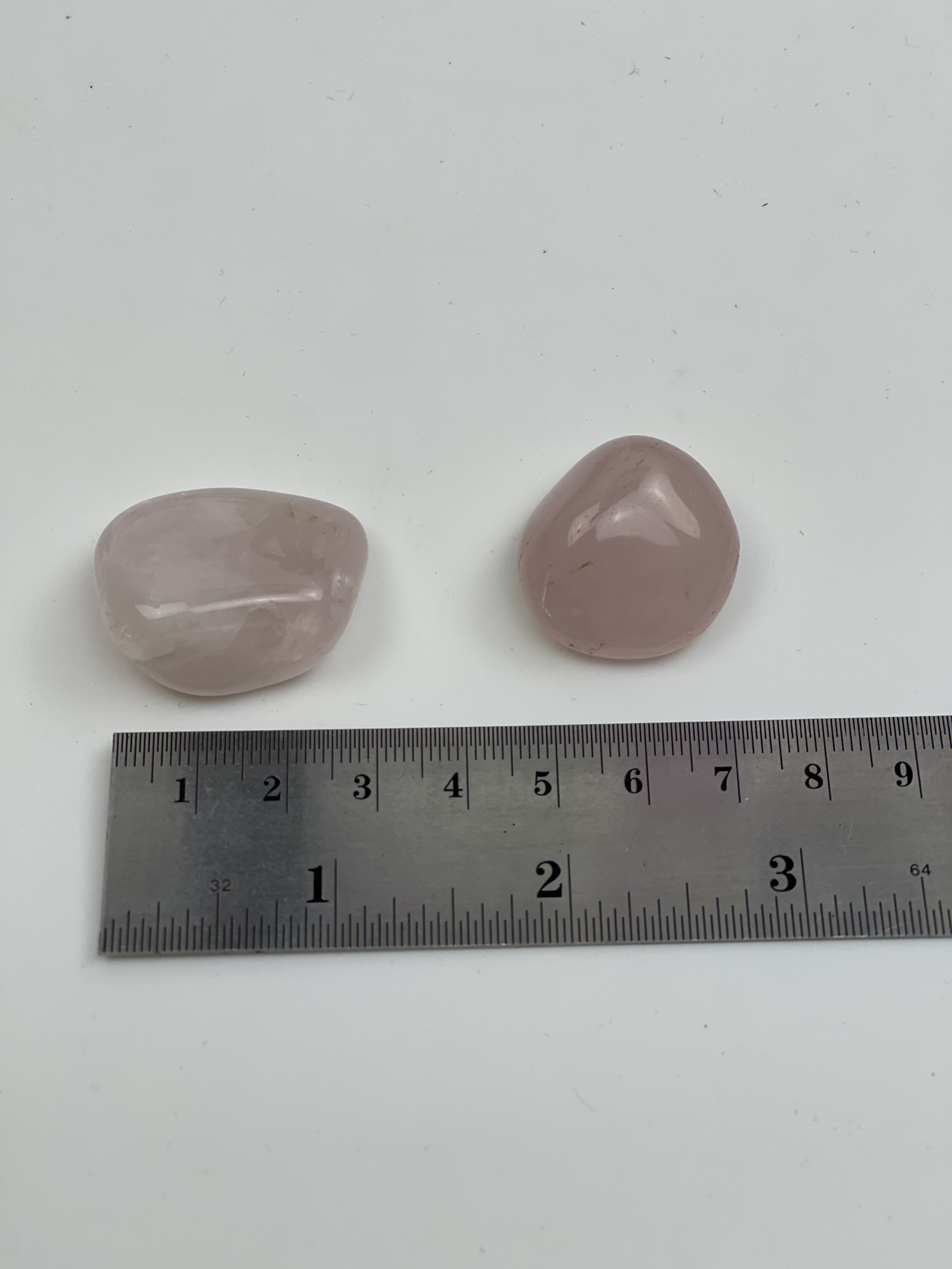 Rose Quartz Tumble Stone Polished Love Healing Crystal w/ | Etsy