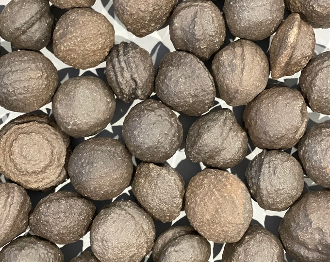 Moqui Marbles, Set-of-2, Shaman Stones, Moki Balls, Sandstone, Iron ...