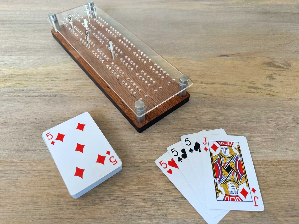 Laser SVG File Cribbage Game Board Acrylic Wood Etc. - Etsy