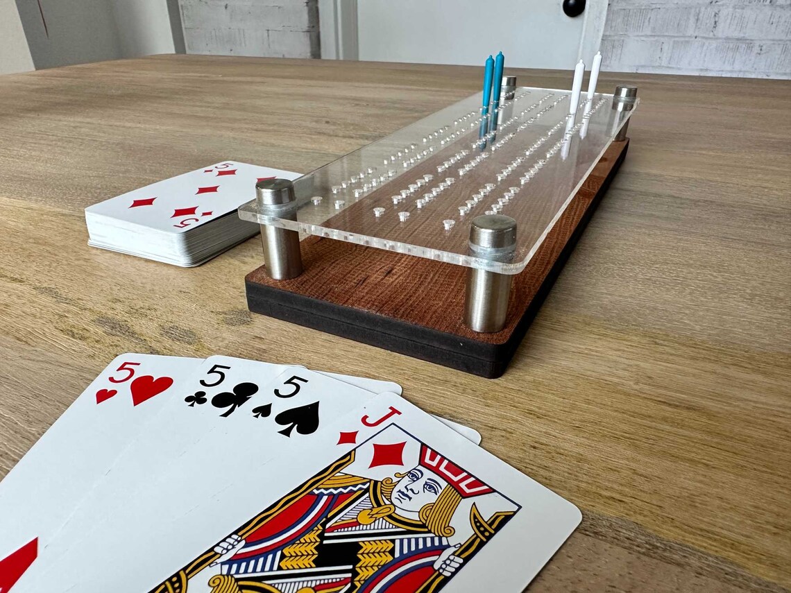 Laser SVG File Cribbage Game Board Acrylic Wood Etc. - Etsy
