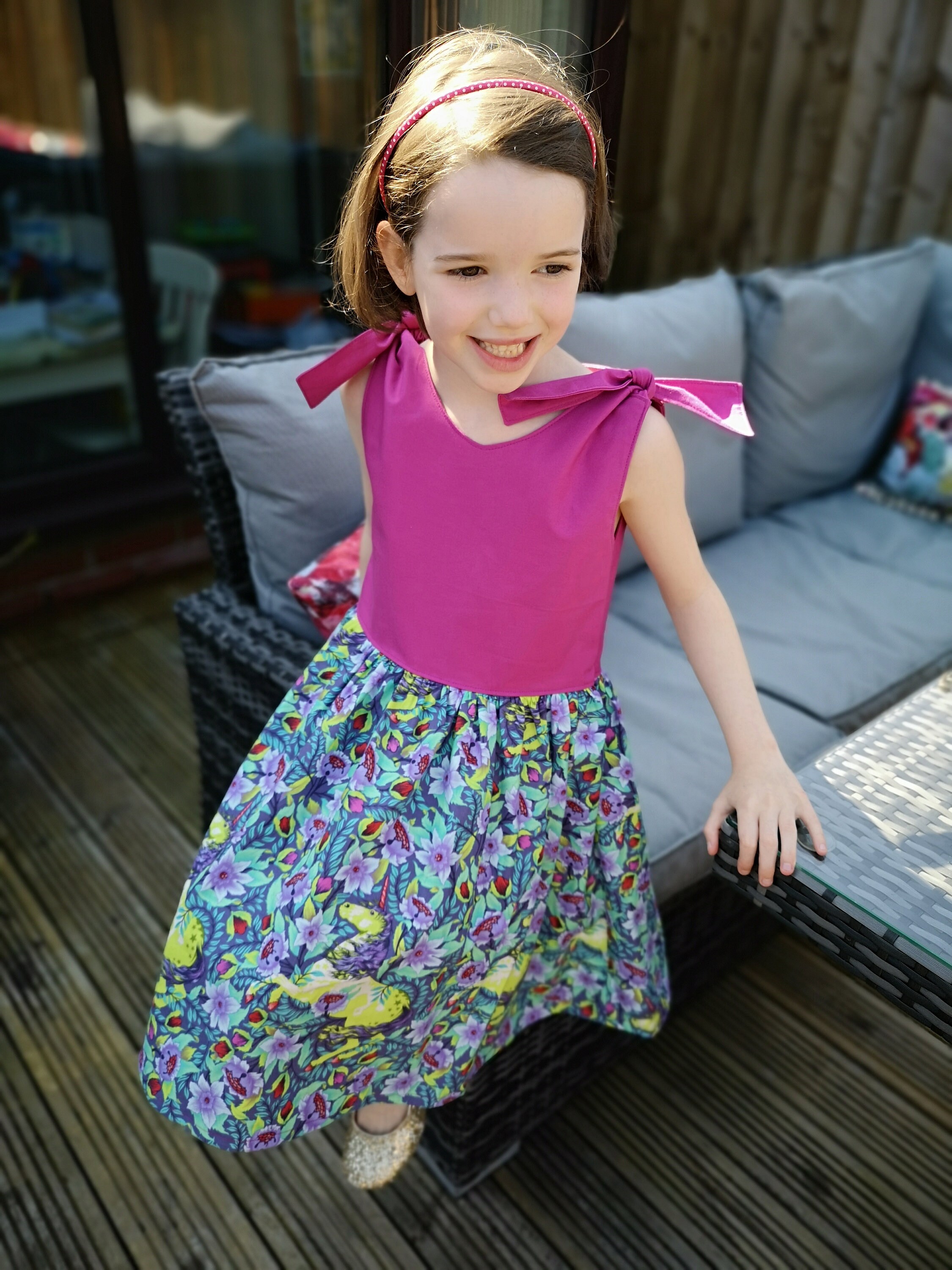 Swing Tie Dress PDF Sewing Pattern | Dress Pdf Pattern | Girls Dress ...