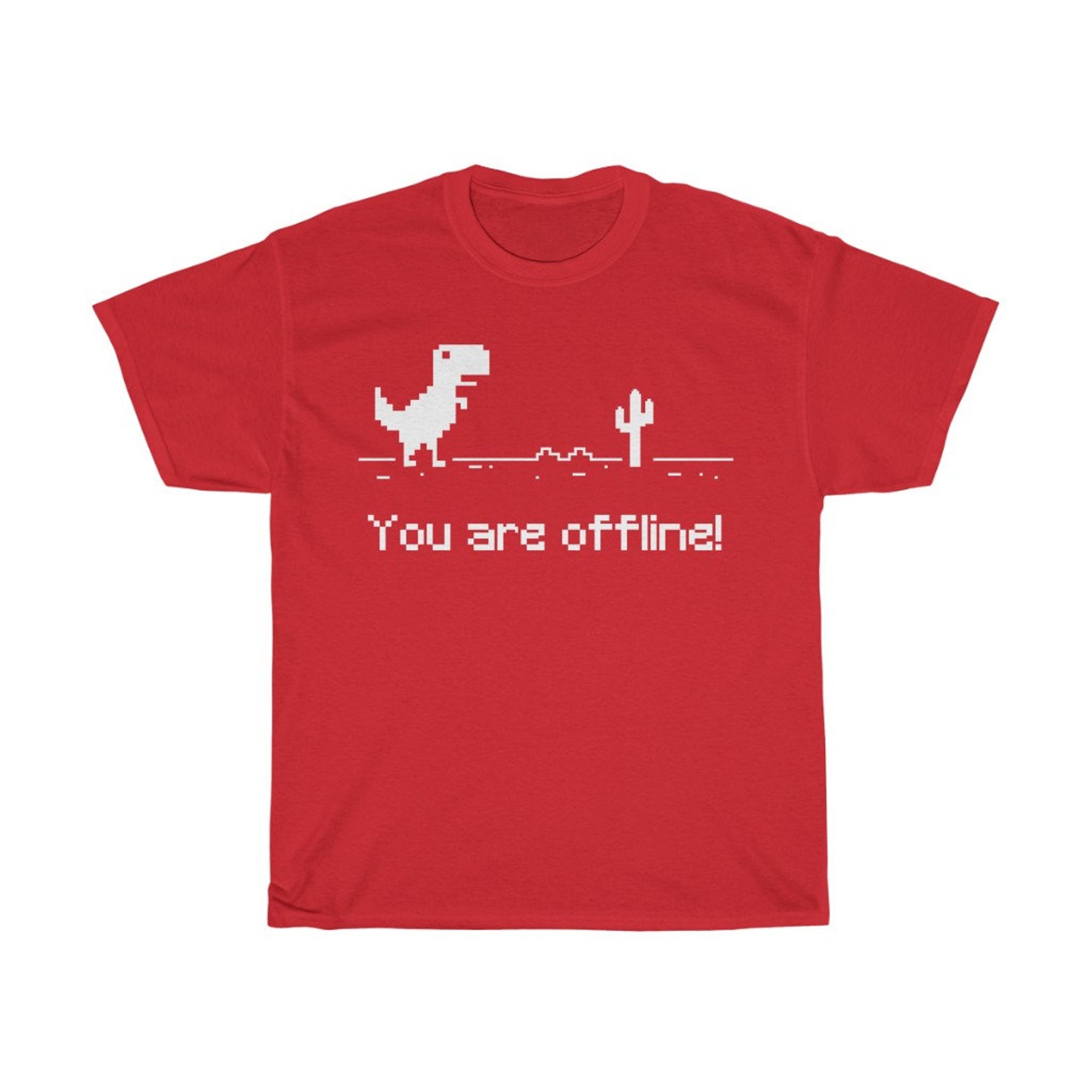 Offline Shirt, Gaming Gift, Video Game Tshirt Gifts for Gamer, Geek ...