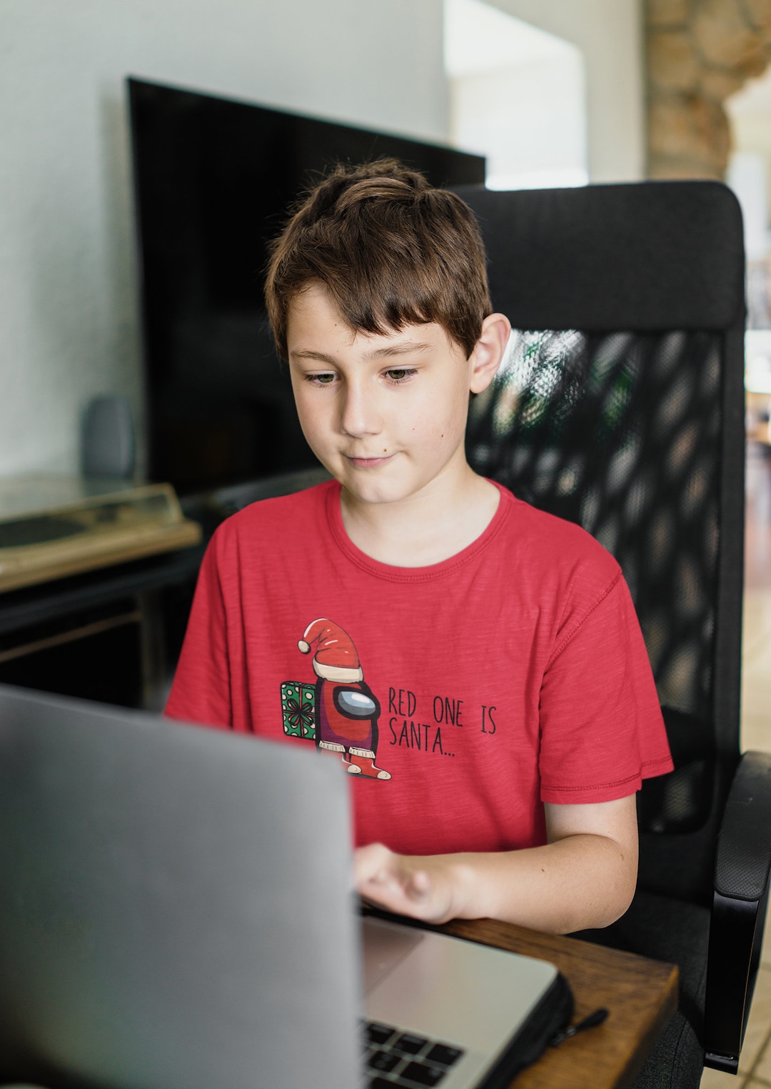 Among Us Christmas Shirt for Kids, Among Us Christmas Gift, Gamer ...