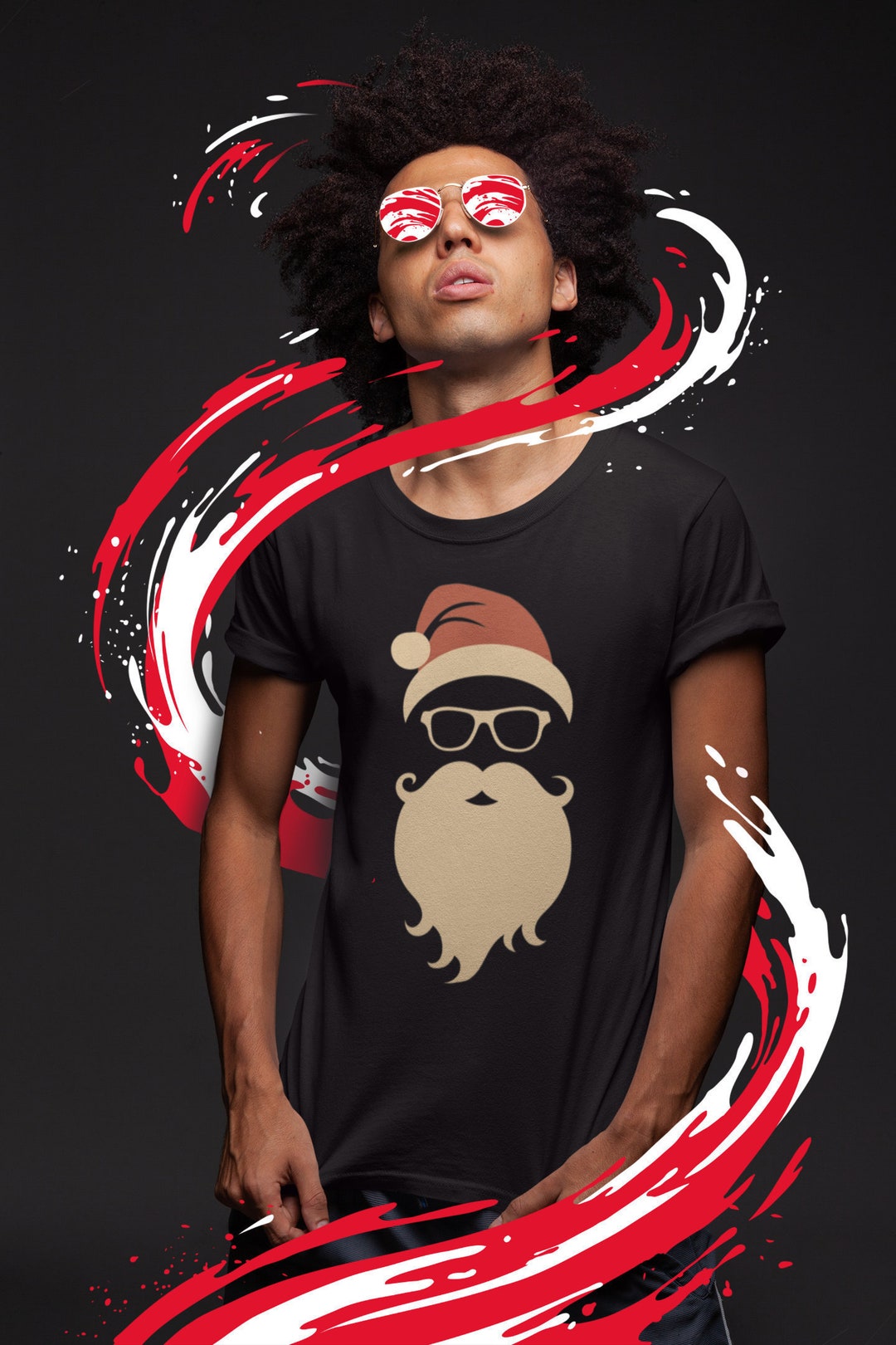 Christmas Shirt, Nerdy Christmas Gift, Nerd Santa Christmas Gifts ...