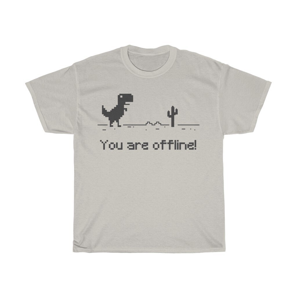 Offline Shirt, Gaming Gift, Video Game Tshirt Gifts for Gamer, Geek ...
