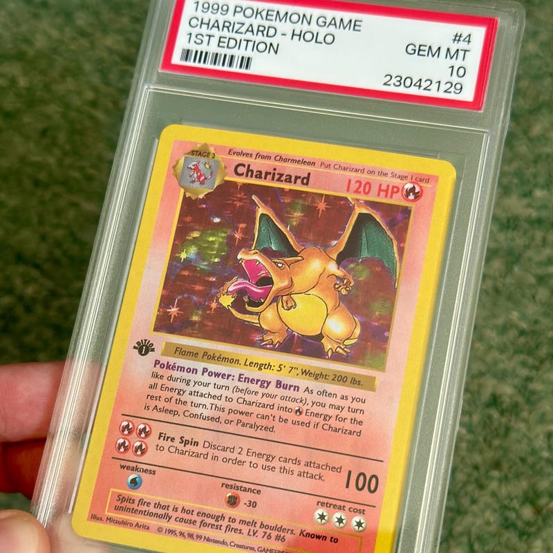 Trading Card Slab Set - Etsy UK