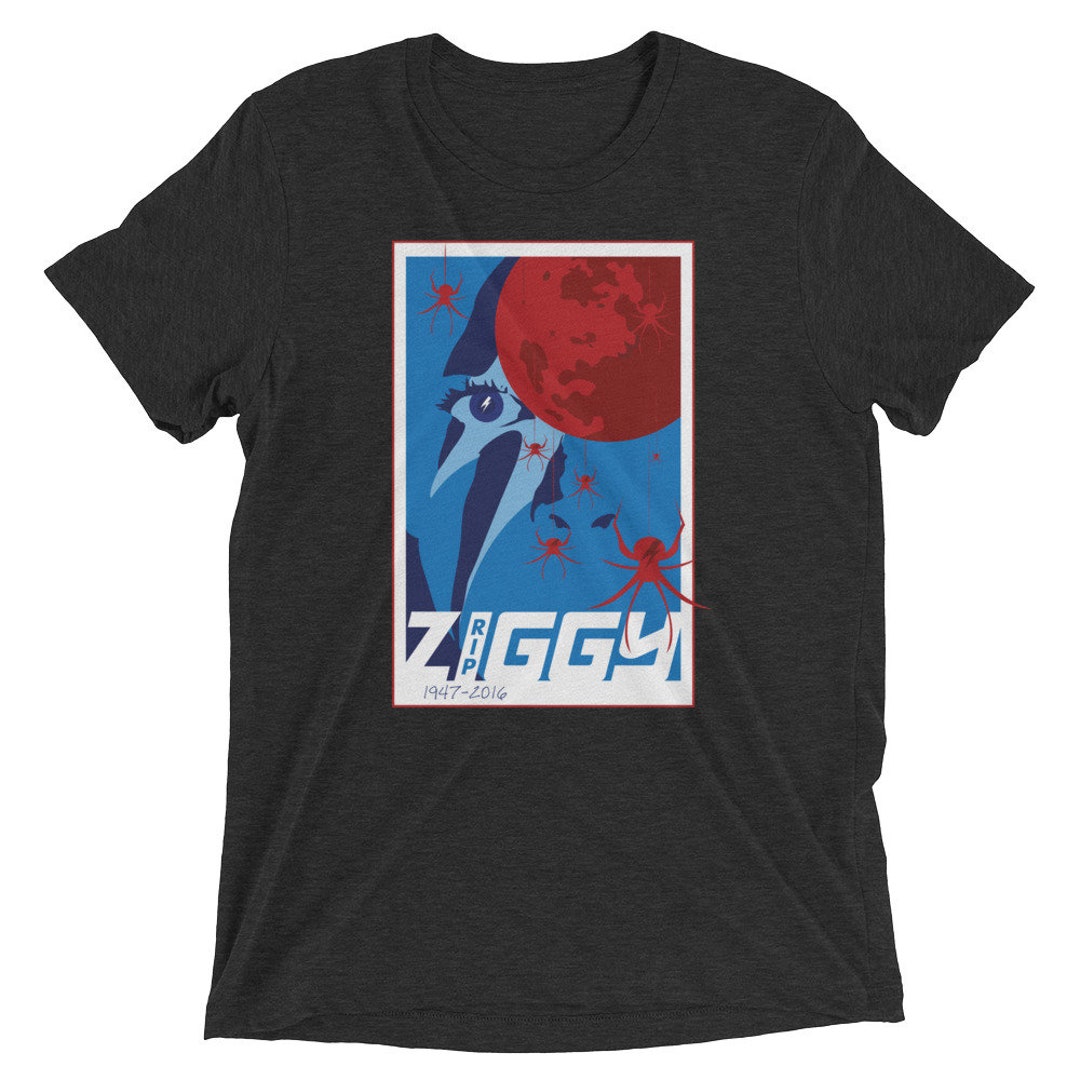 RIP Ziggy Stardust – Short Sleeve T-shirt - Etsy