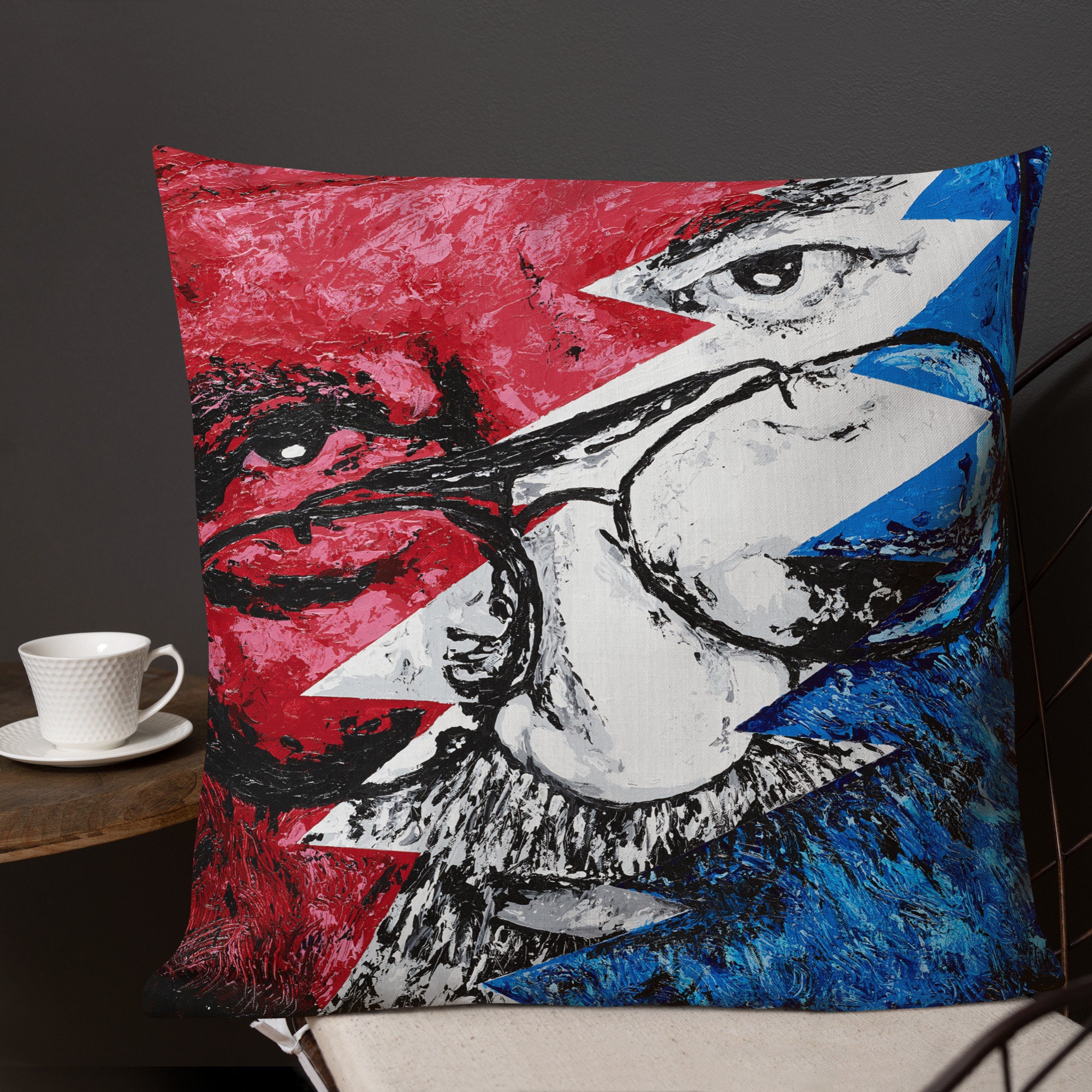 Jerry Garcia Pillow, Grateful Dead Pillow, Rock Star Pillow, Art Pillow ...