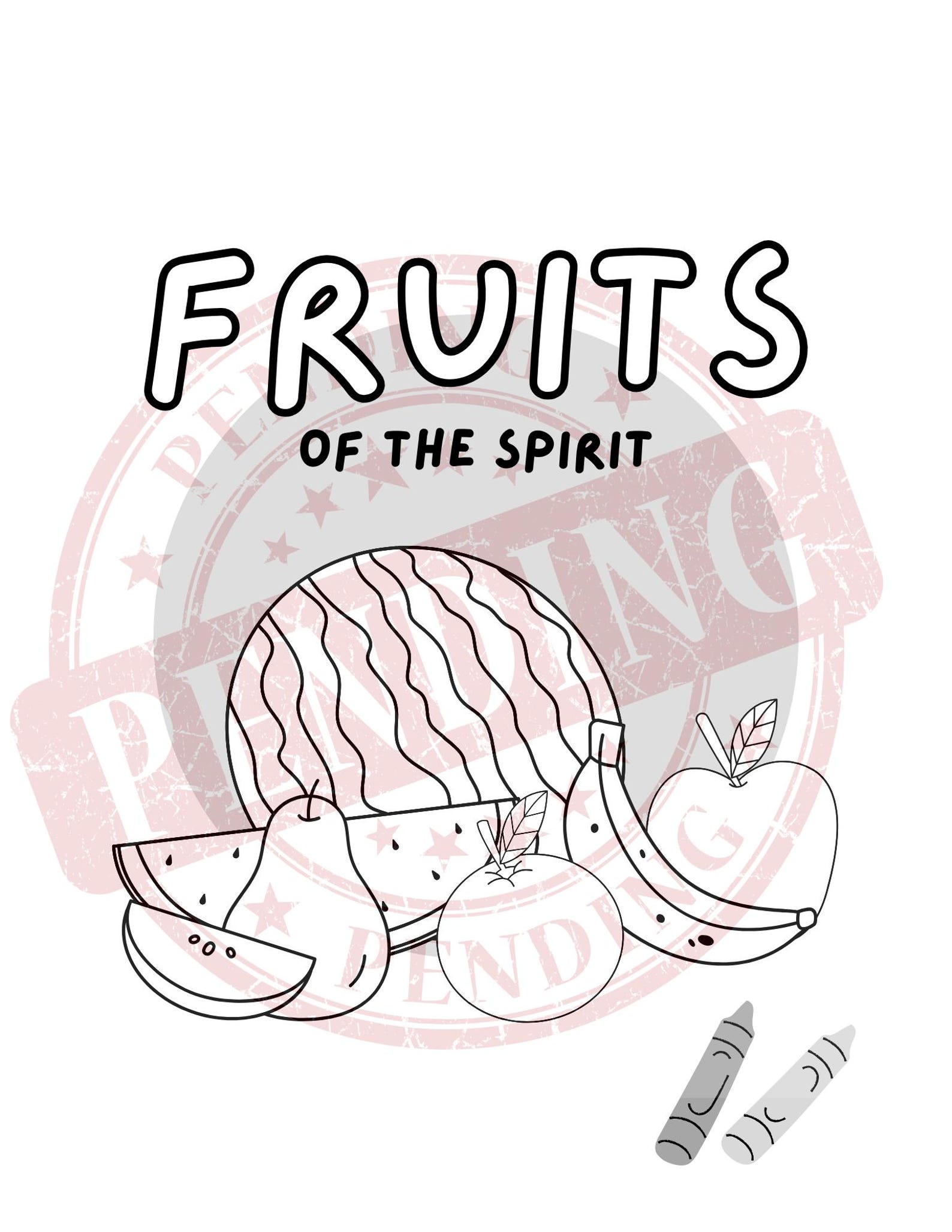 Fruit of the Spirit Coloring Pages | Christian Kids Printable | Bible ...