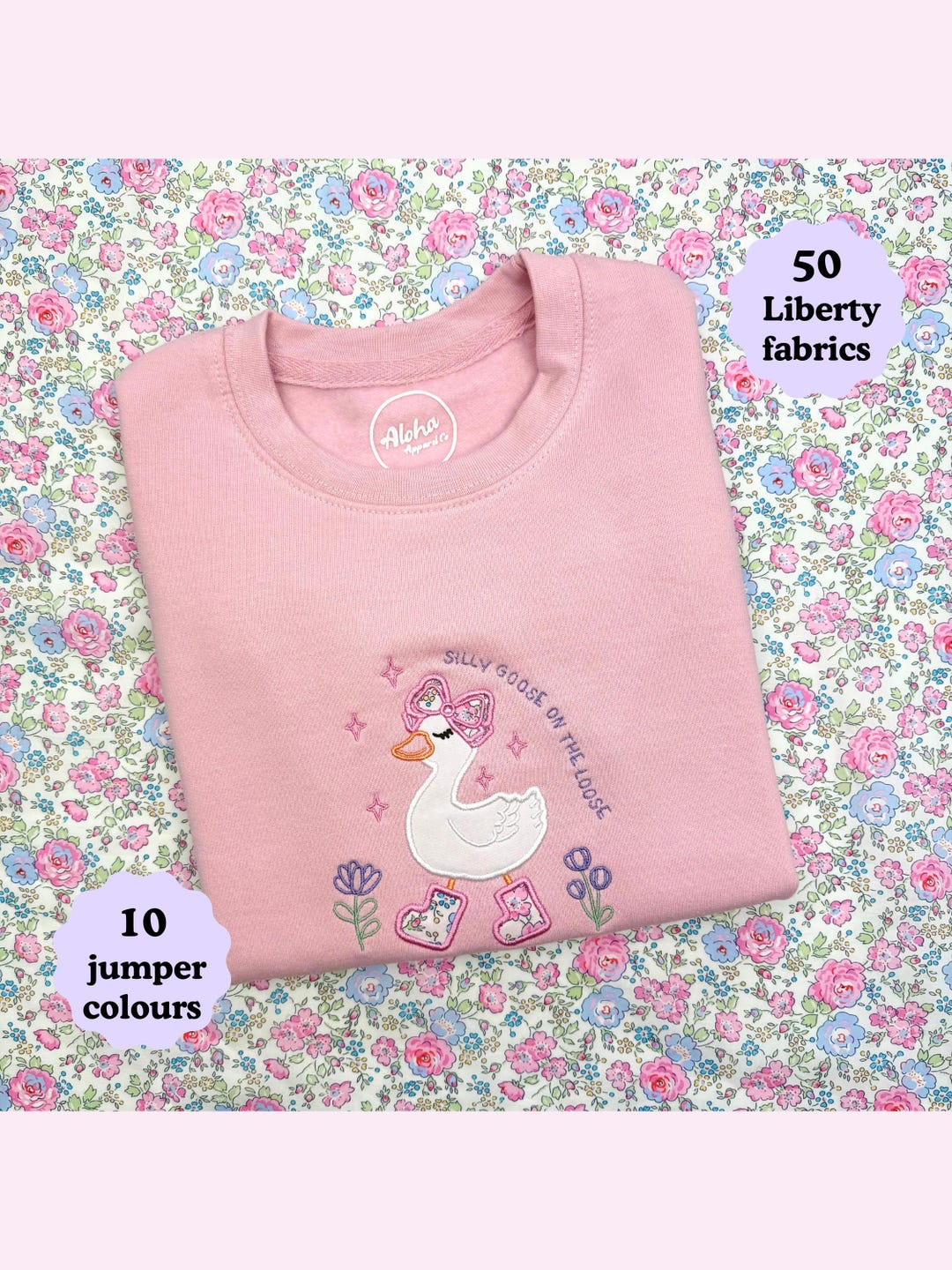Children's Liberty of London Silly Goose Jumper - Etsy UK