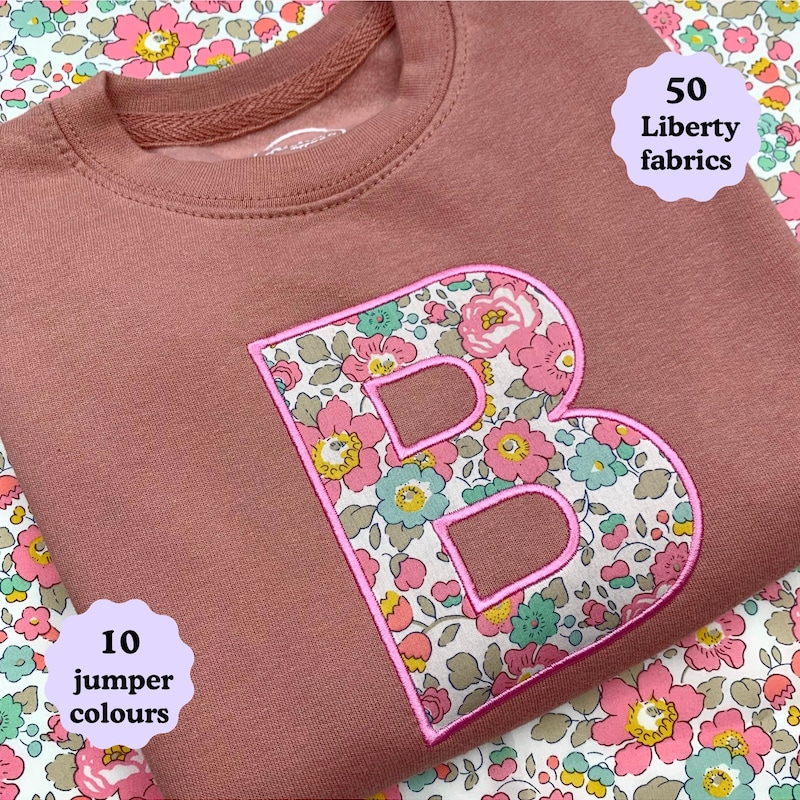 Fabric Letter Liberty Fabric - Etsy UK