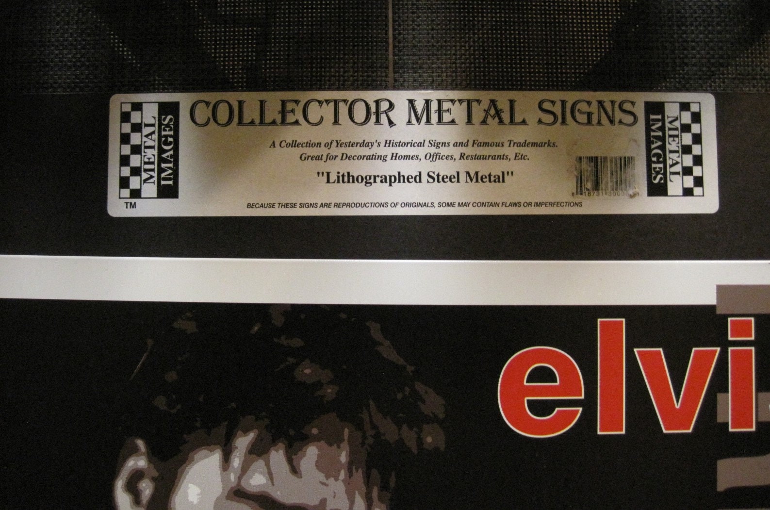 Elvis Presley Wall Hanging Collectors Metal Sign elvis Presley - Etsy