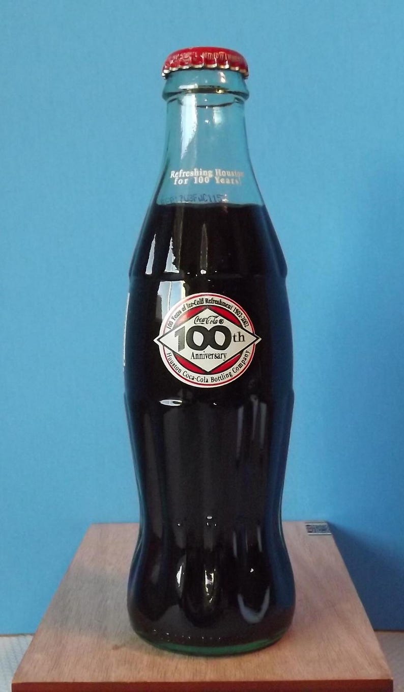 Limited Edition Coca-cola 8 Oz Collectible Bottle - Makes the Perfect ...