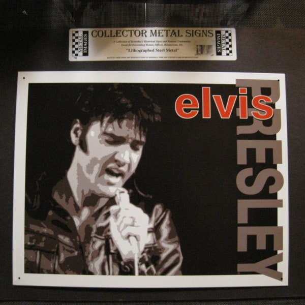 Elvis Metal Signs - Etsy