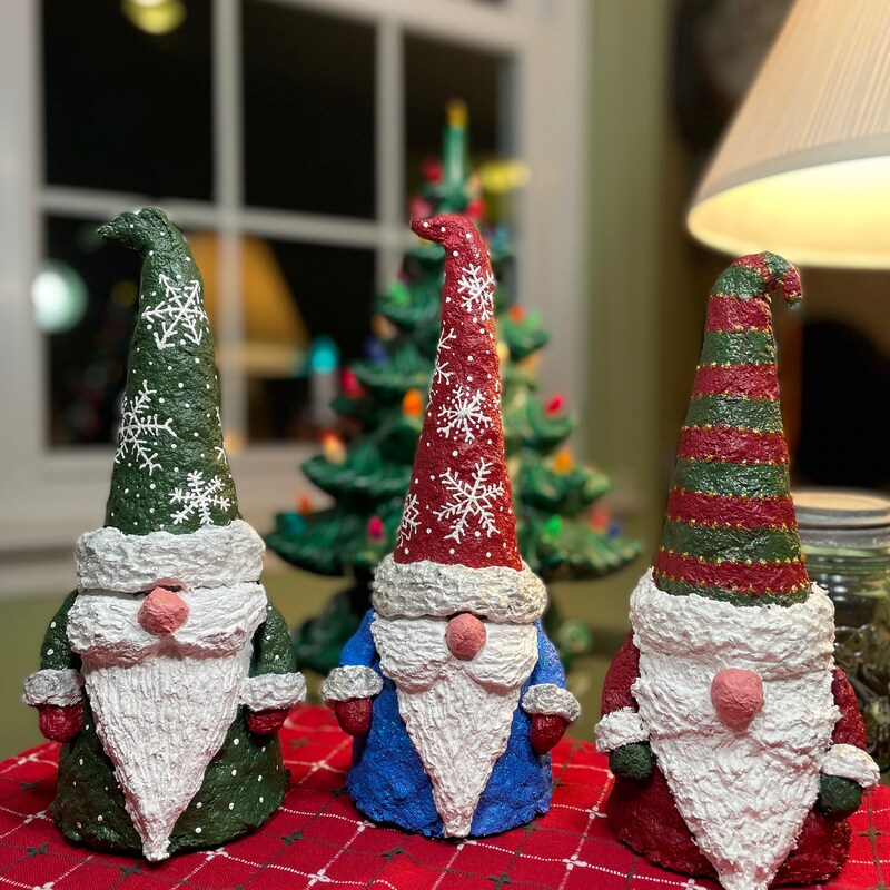 Paper Mache Gnome - Etsy