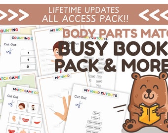 Human Anatomy Busy Book - Etsy