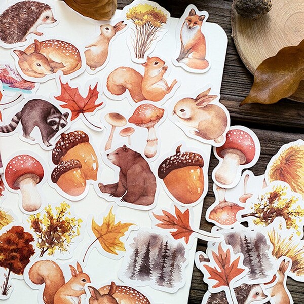 Autumn Stickers - Etsy