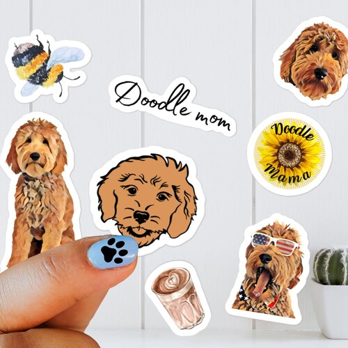 Goldendoodle Dog/doodle Decal - Etsy