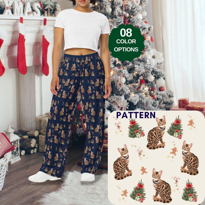 Cat Christmas Pajamas - Etsy