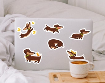 Teckel sticker - Etsy Nederland