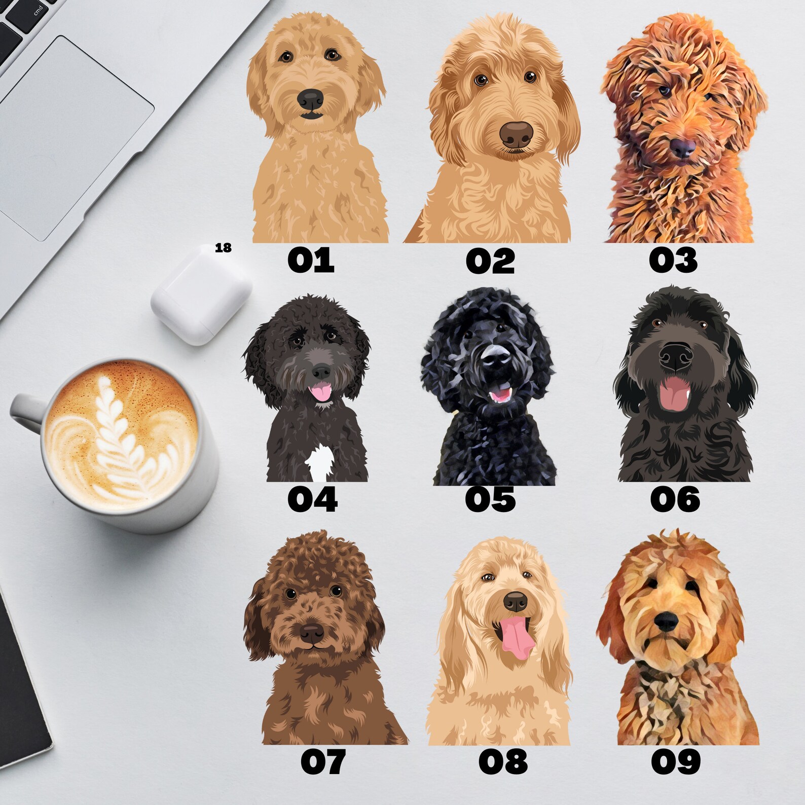 Personalized Glass Goldendoodle Ornament Golden Doodle - Etsy