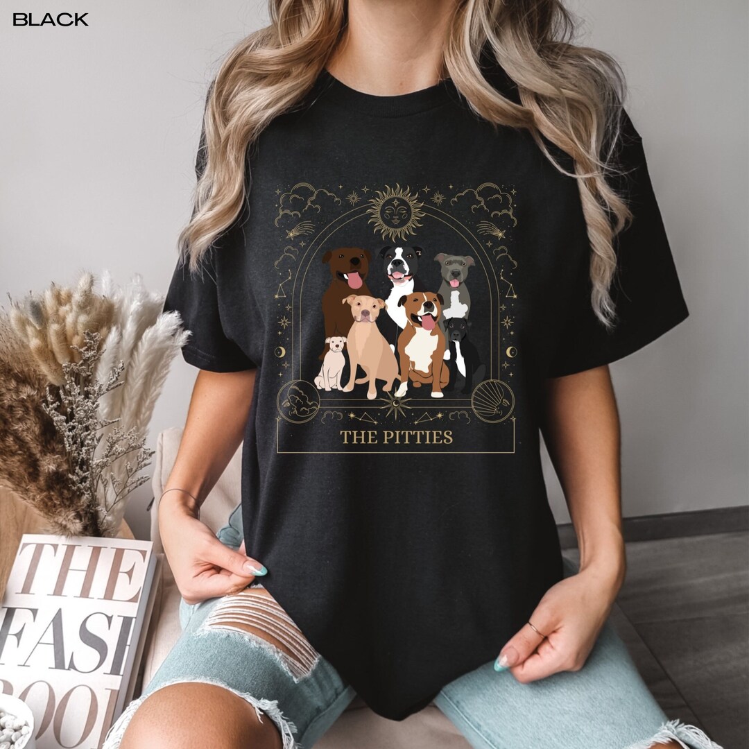 The Pitty Tarot Comfort Colors T-shirt, Pitbull Gifts, Pitbull Lover ...