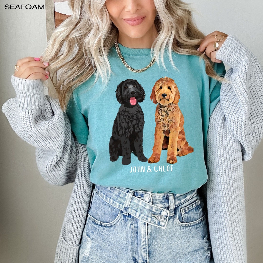 Personalized Goldendoodle Shirt Comfort Colors, Unisex T-shirt Doodle ...