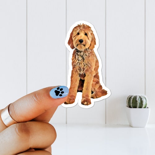 Goldendoodle Dog/doodle Decal - Etsy