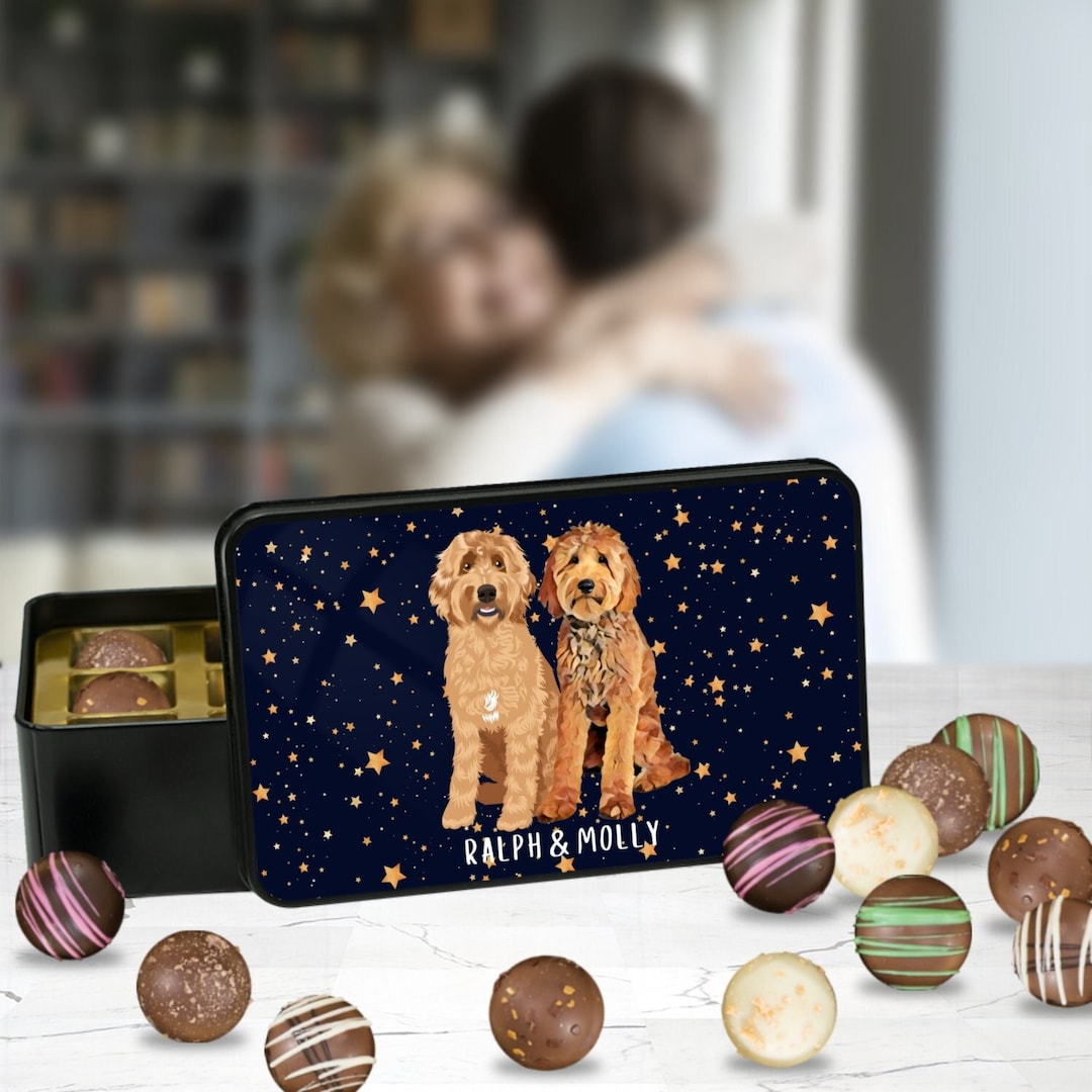 Goldendoodle Truffle Box 12, Goldendoodle Gifts, Doodle Mom Gift ...