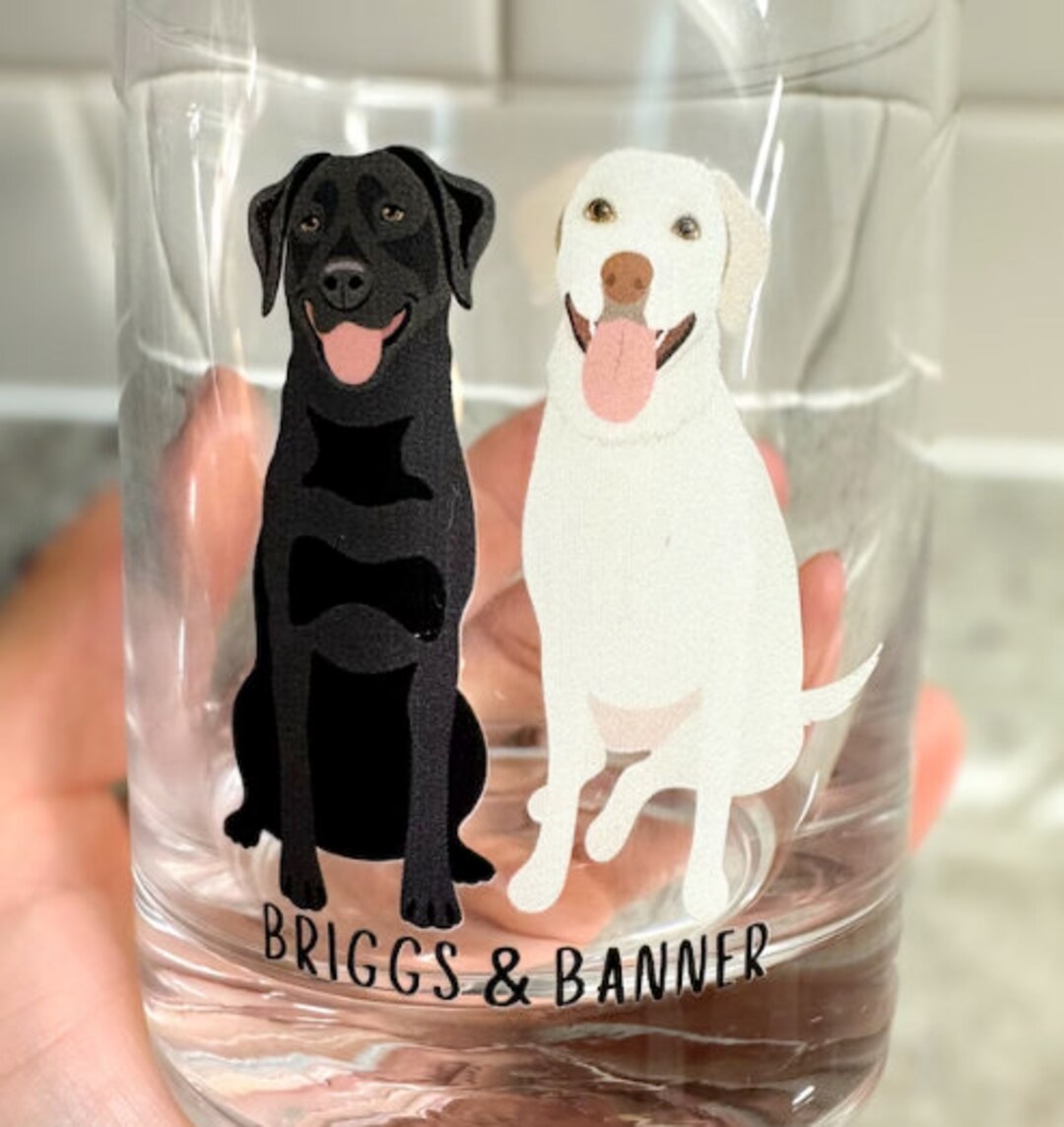 Labrador Retriever Whiskey Glass, Retriever Dad Gift, Chocolate Lab ...