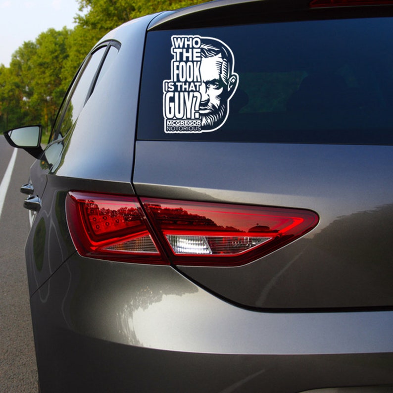 SVG File, Conor Mcgregor, Mcgregor Decal, Mcgregor Sticker, Notorious ...