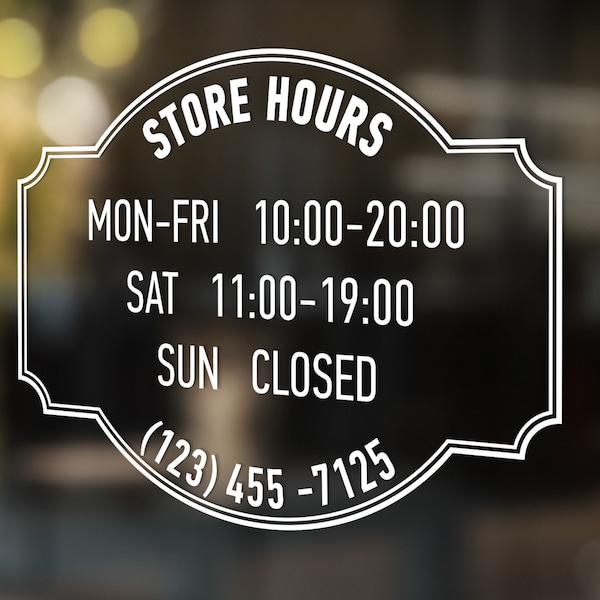 Storefront Window Decals - Etsy