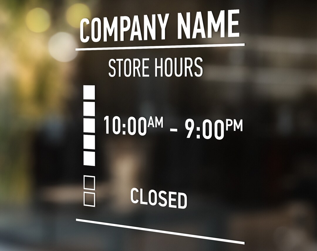 DIGITAL FILE Store Hours, Store Opening Hours, Open Hours, Working ...