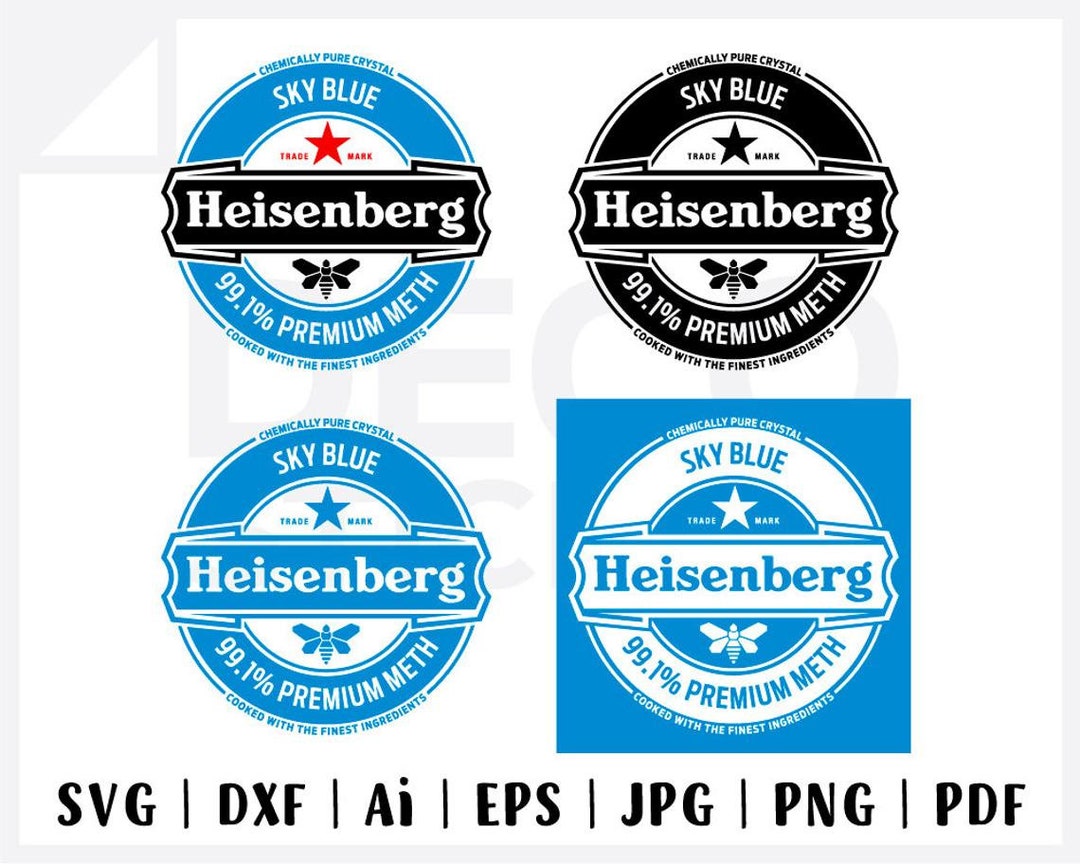 SVG File, Heisenberg SVG, Walter White SVG, Breaking Bad, Heisenberg ...