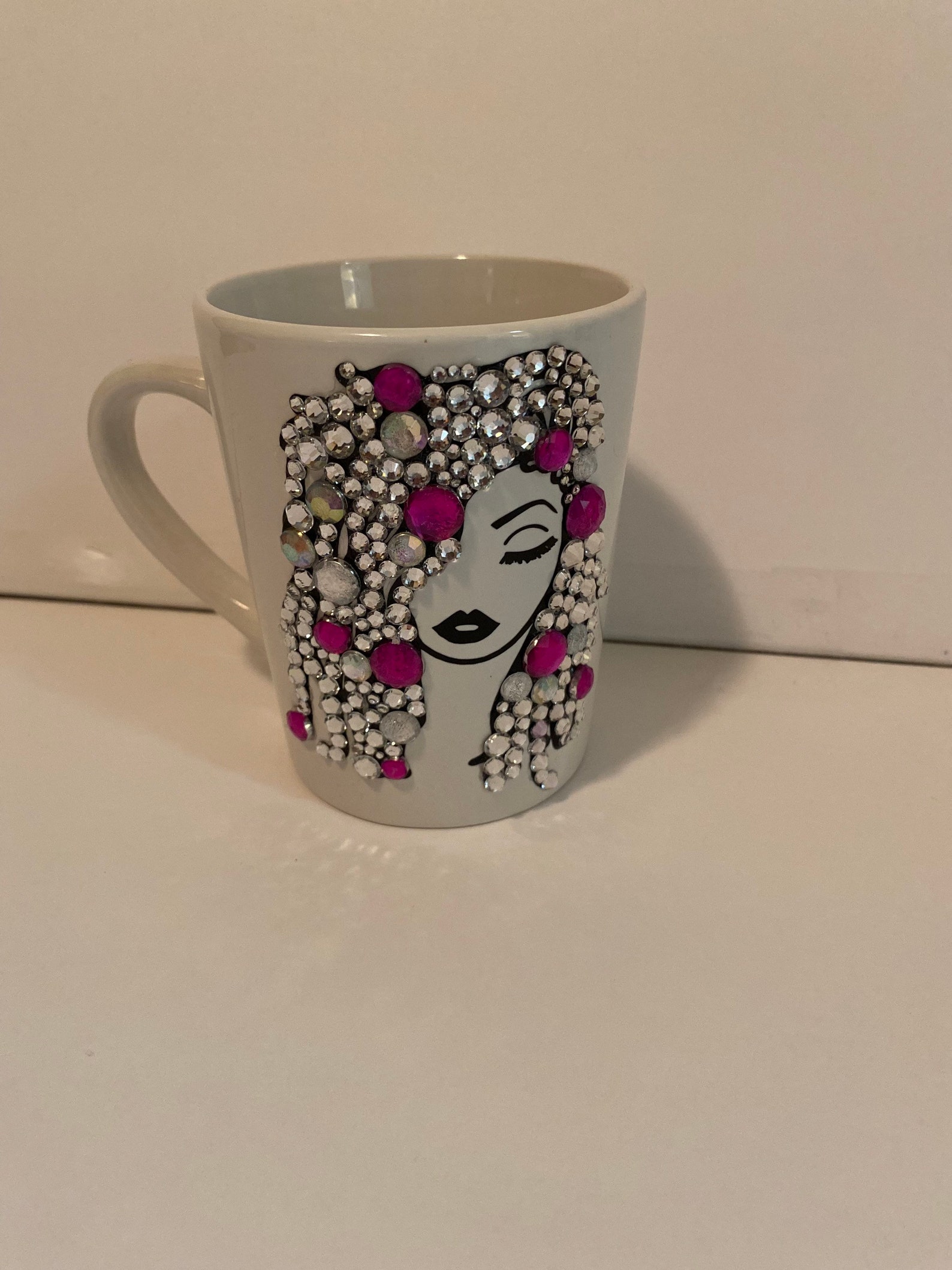Bedazzled Mug Muva Rhinestone Mug Sparkle Mug Shiny Coffee - Etsy