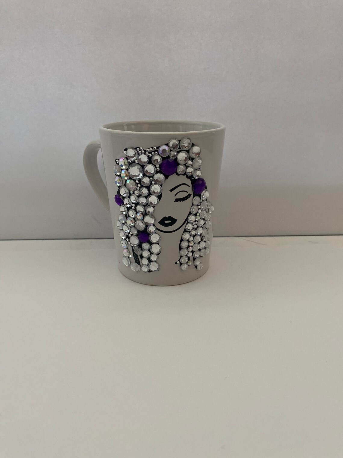 Bedazzled Mug Muva Rhinestone Mug Sparkle Mug Shiny Coffee - Etsy