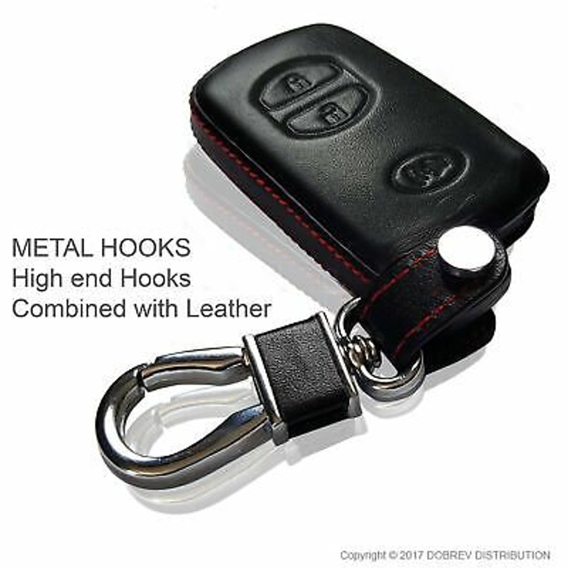 3B Dobrev Genuine Leather Case Cover Fob Holder Keyless Entry Protector ...