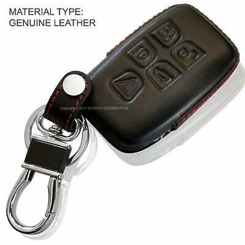 Dobrev Genuine Leather Cover Keyless Entry Fob Case Skin for Land Rover ...