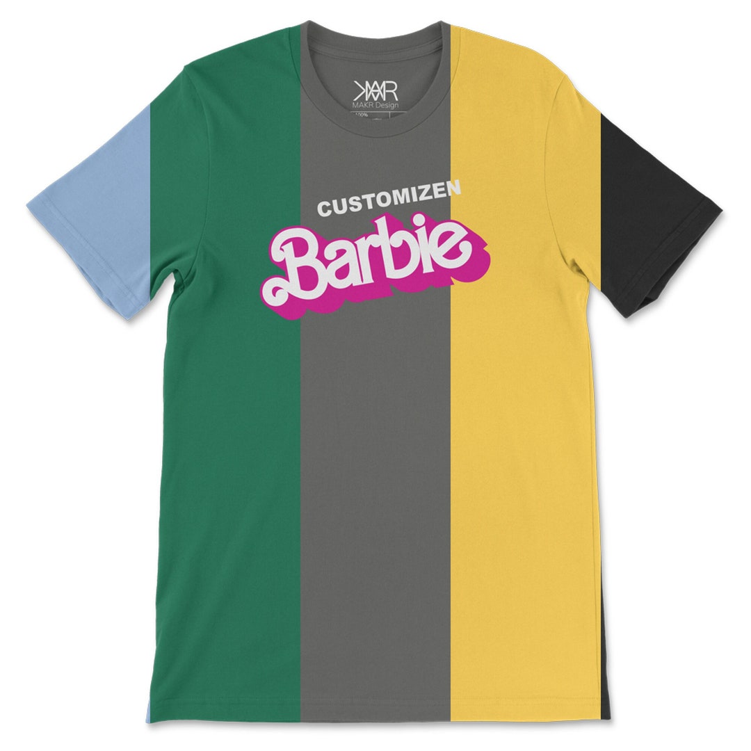 CUSTOM Barbie the Movie Short-sleeved Shirt T-shirt - Etsy