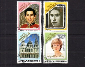 Lady Di Lady Diana Prince Charles Stamps - Etsy
