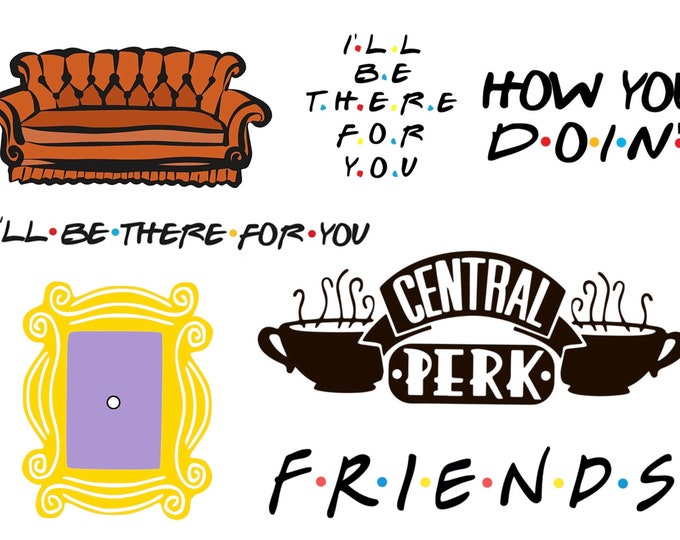 Friends Png Friends Png, Layered Files, Cricut Svg Files, Svg Bundle ...